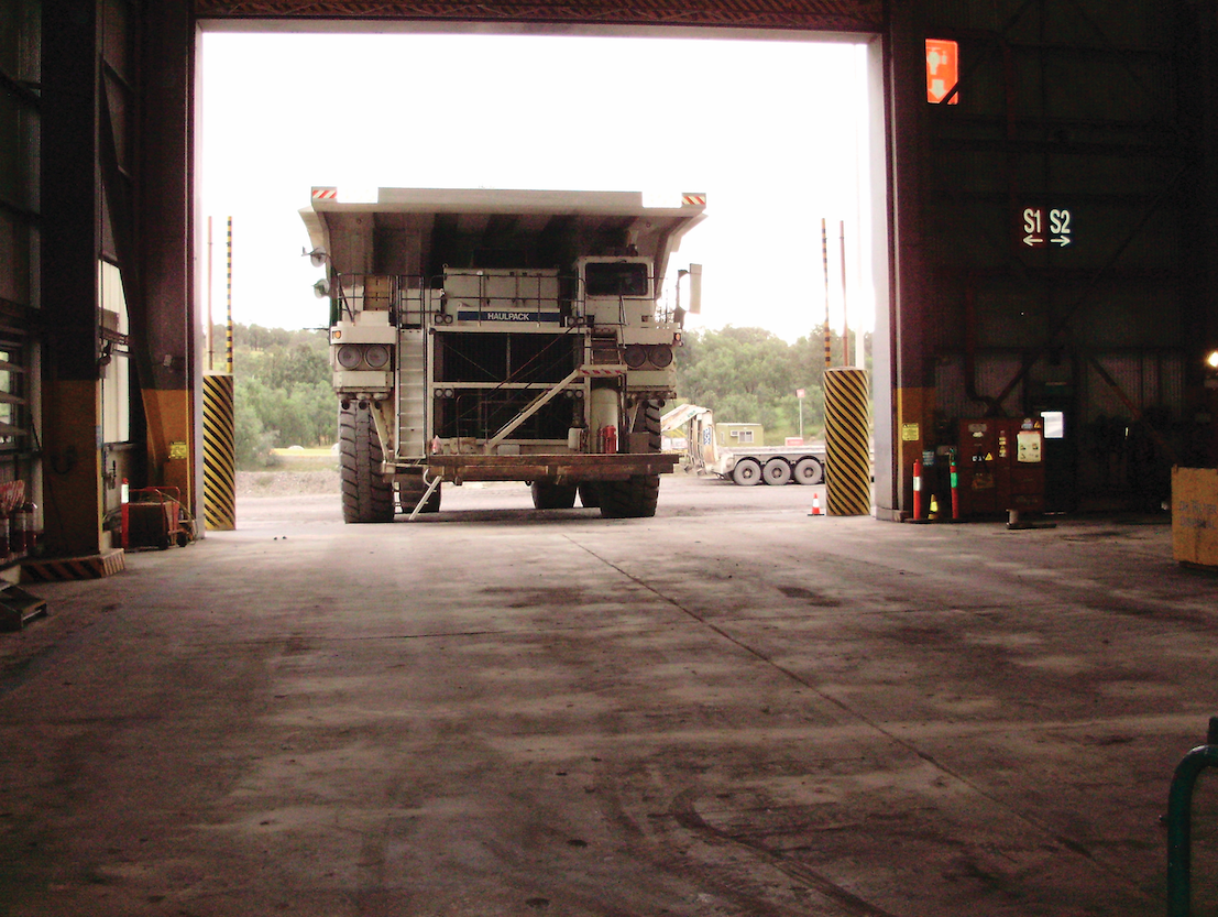 Coal Mine Haul Truck Garage Re-Levelled | Mainmark